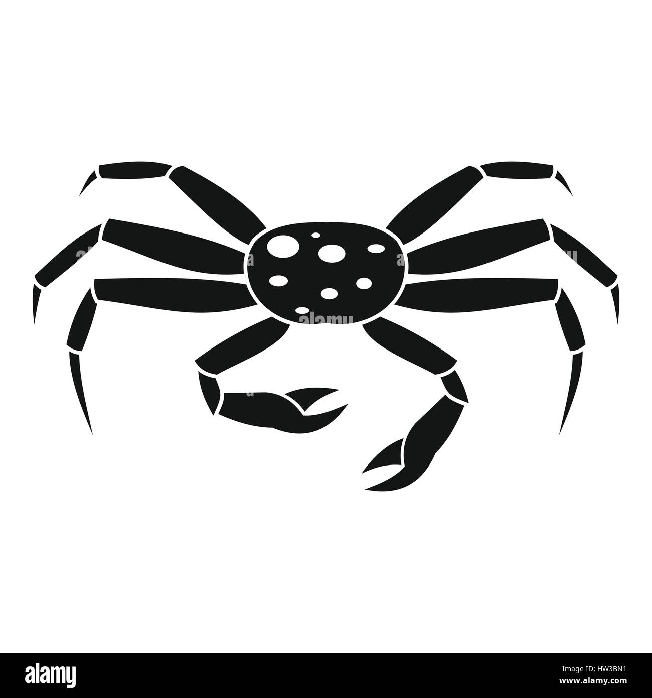 Crab seafood icon, simple style Stock Vector Image & Art - Alamy