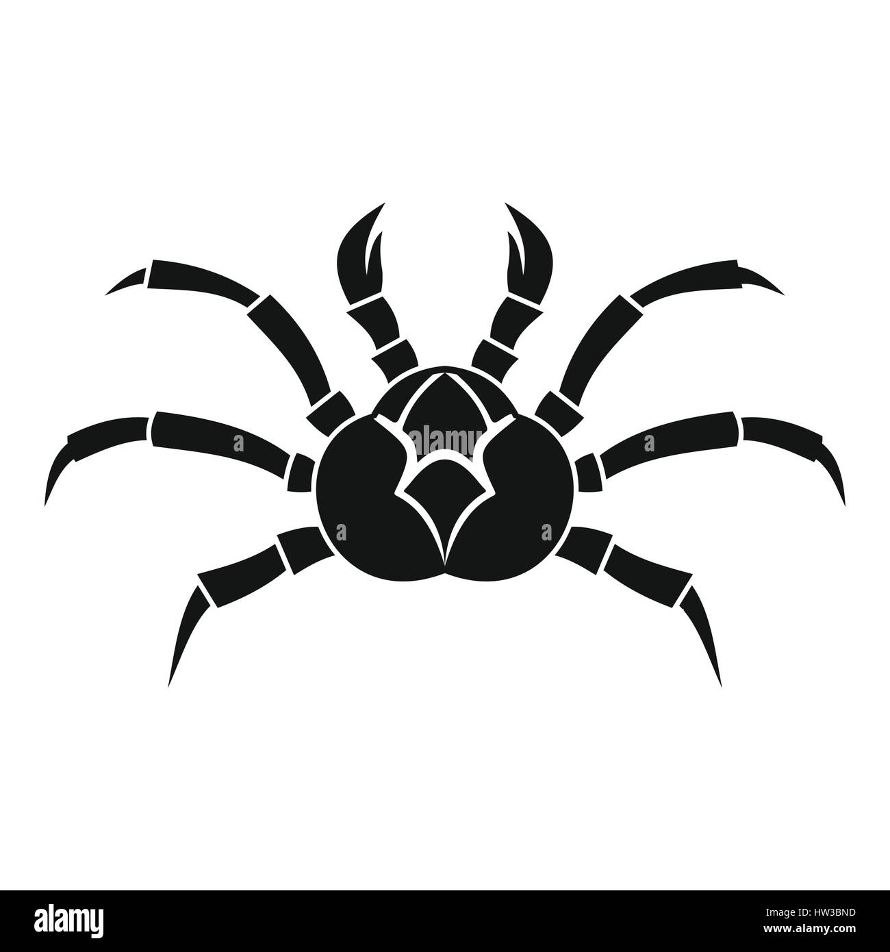 Crab icon, simple style Stock Vector Image & Art - Alamy