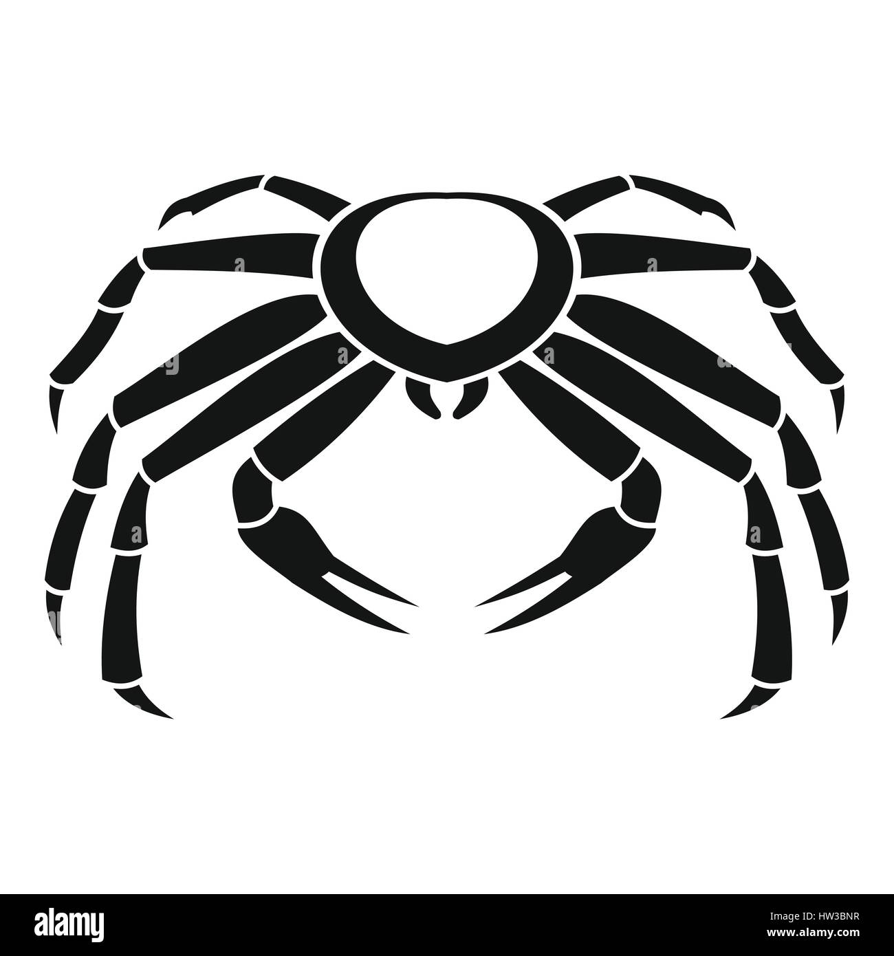 Snow crab icon, simple style Stock Vector Image & Art - Alamy