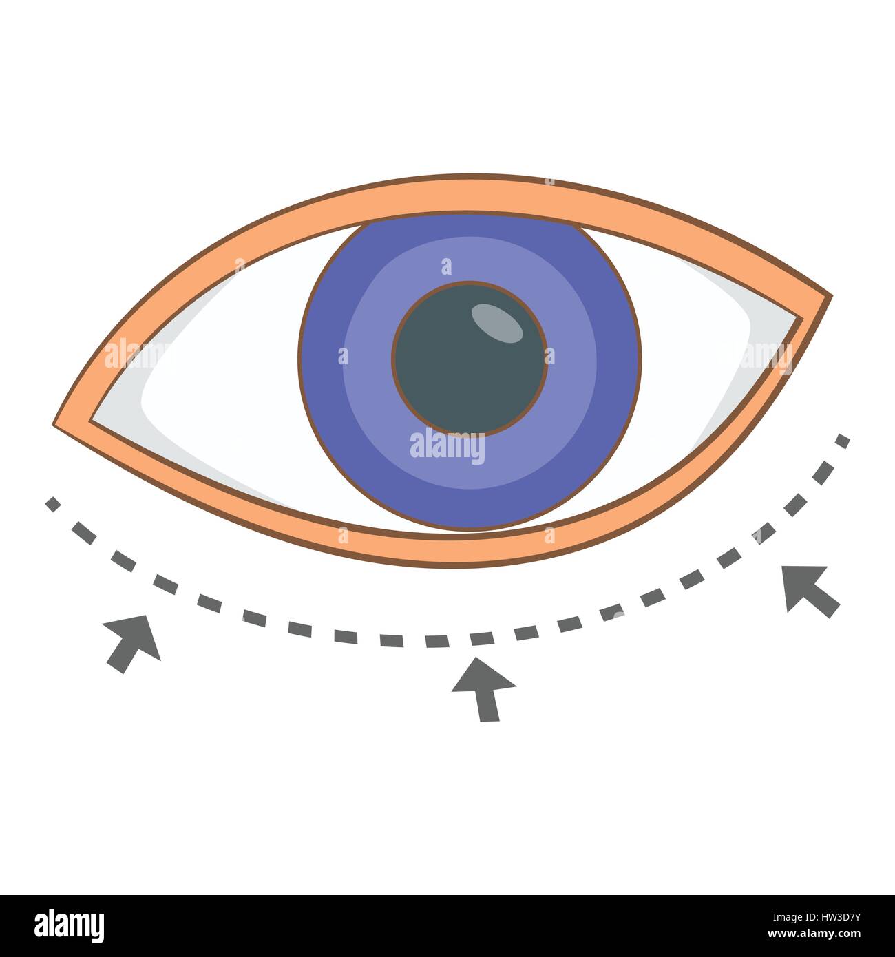 Eye surgery correction icon, cartoon style Stock Vector Image & Art - Alamy