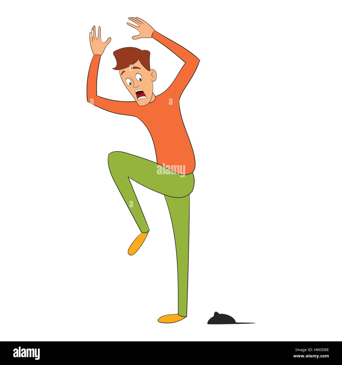 Mice phobia Stock Vector Images - Alamy