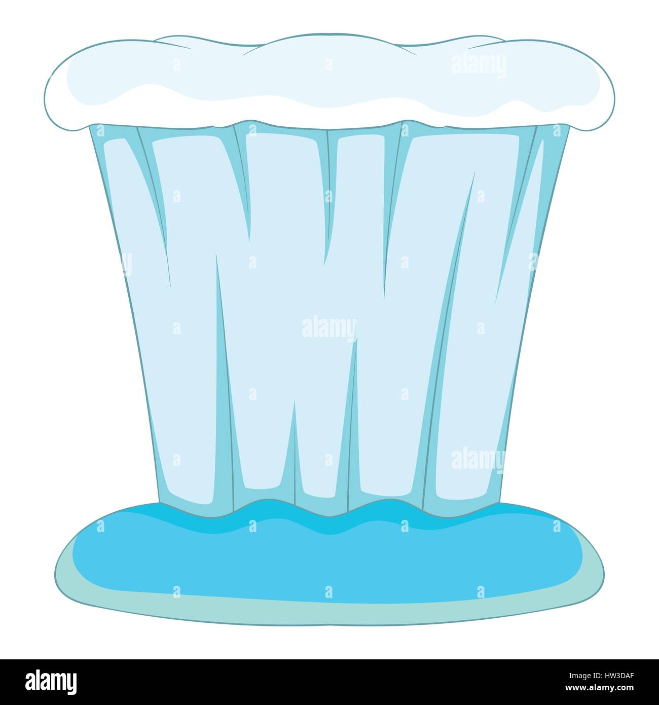 Beautiful scenic view waterfall Cut Out Stock Images & Pictures - Alamy