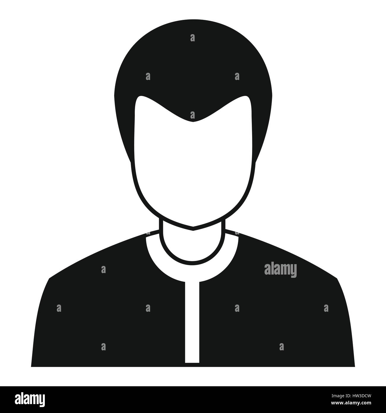 Man icon, simple style Stock Vector Image & Art - Alamy