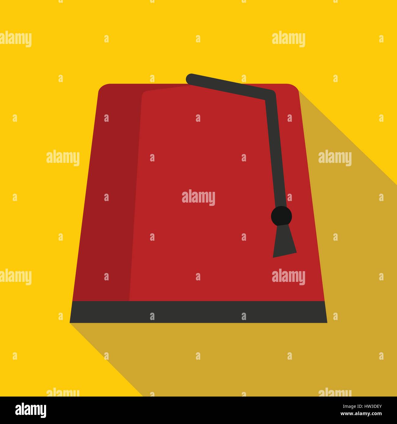 Red fez hat Stock Vector Images - Alamy