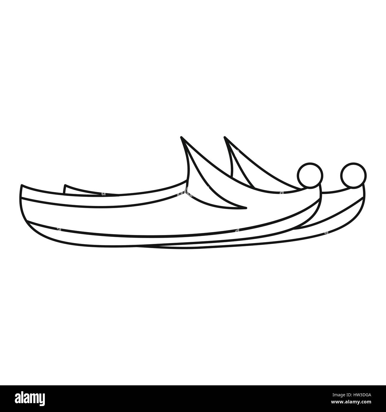 Arabian khussa icon, outline style Stock Vector Image & Art - Alamy