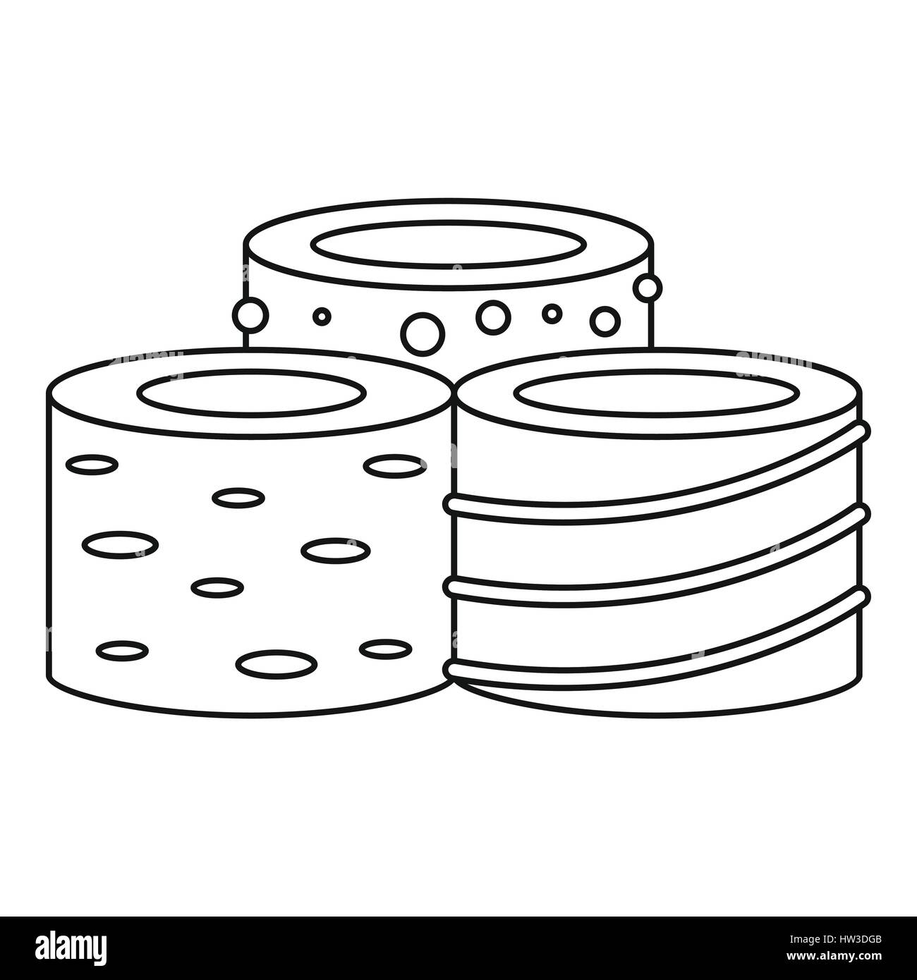 Turkish delights icon, outline style Stock Vector Image & Art - Alamy