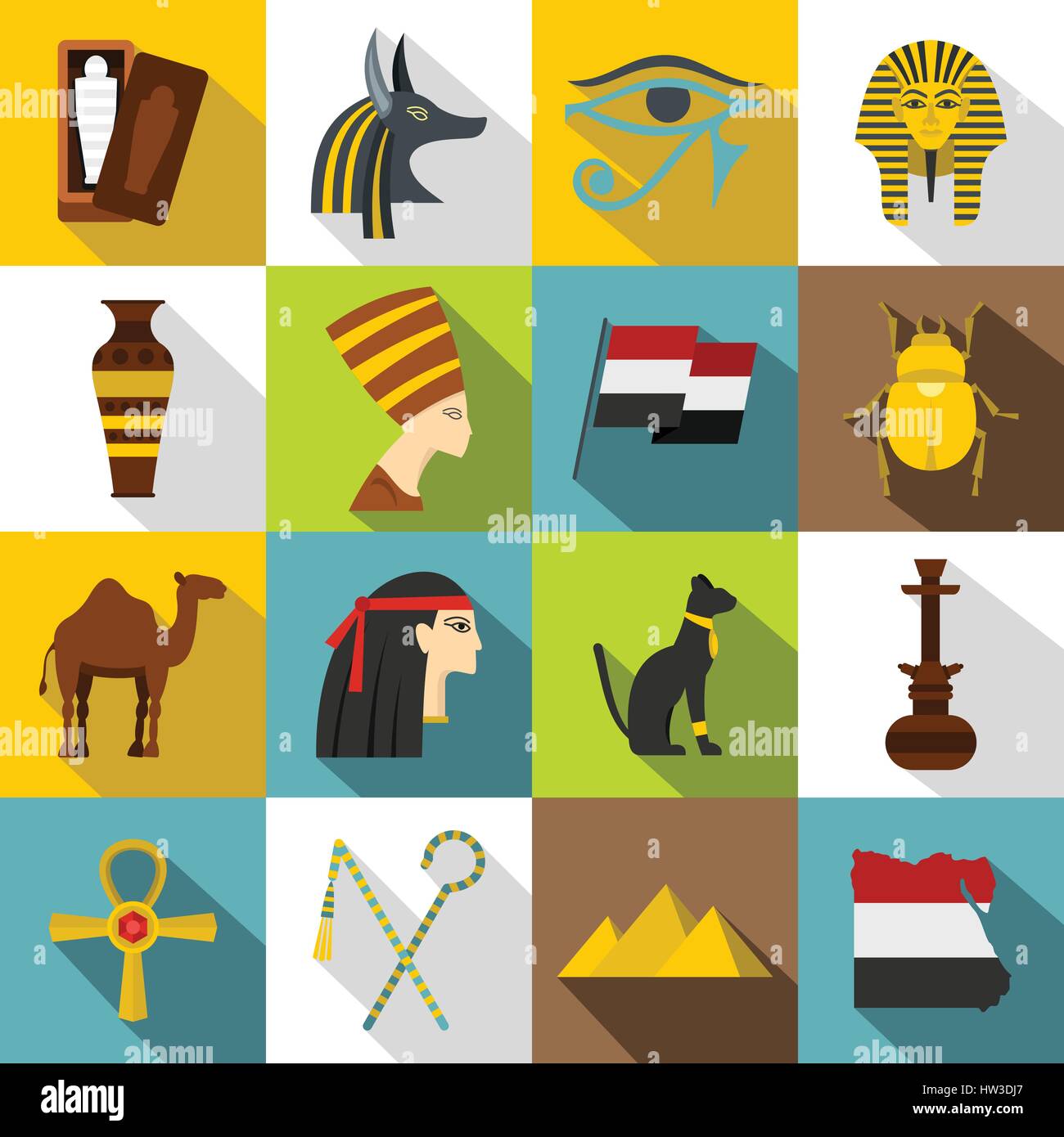 Egyptian items Stock Vector Images - Alamy