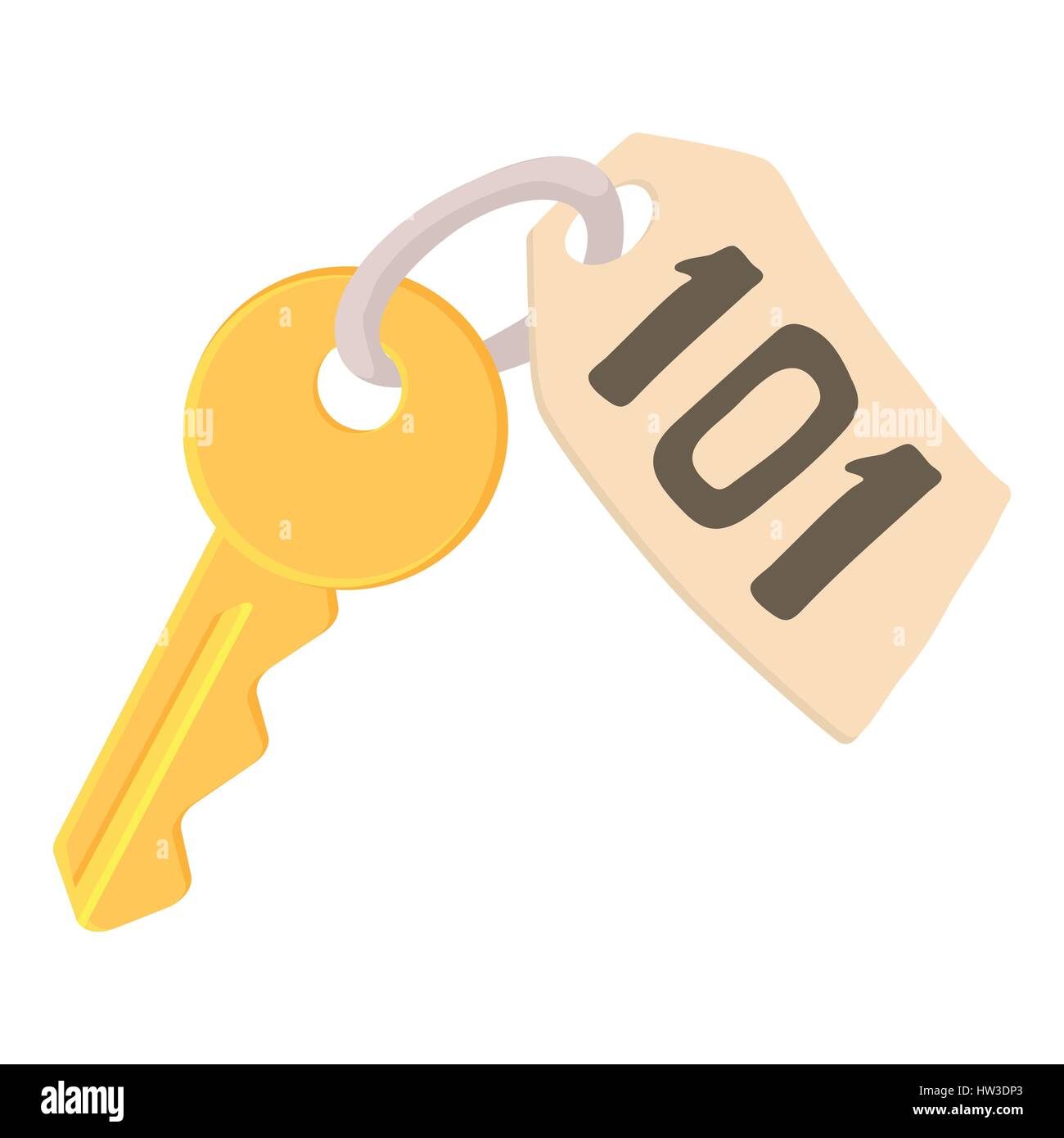 Room key at hotel icon, cartoon style Stock Vector Image & Art - Alamy