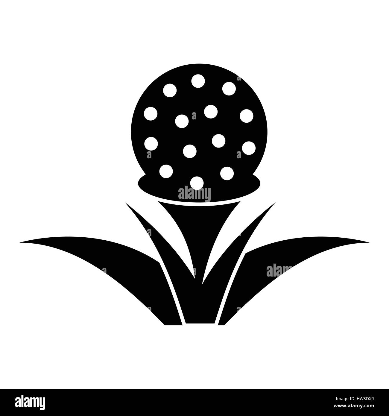 Stand for golf ball icon, simple style Stock Vector Image & Art - Alamy