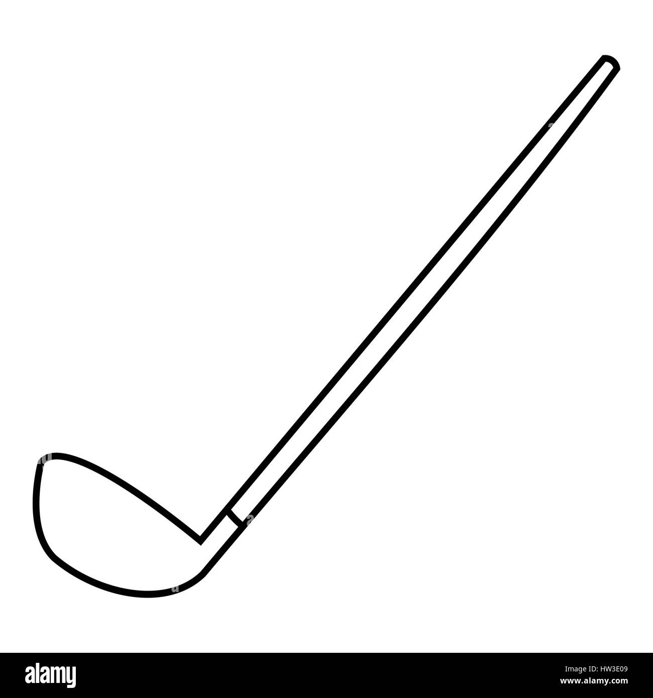 Golf clubs icon, outline style Stock Vector Image & Art - Alamy