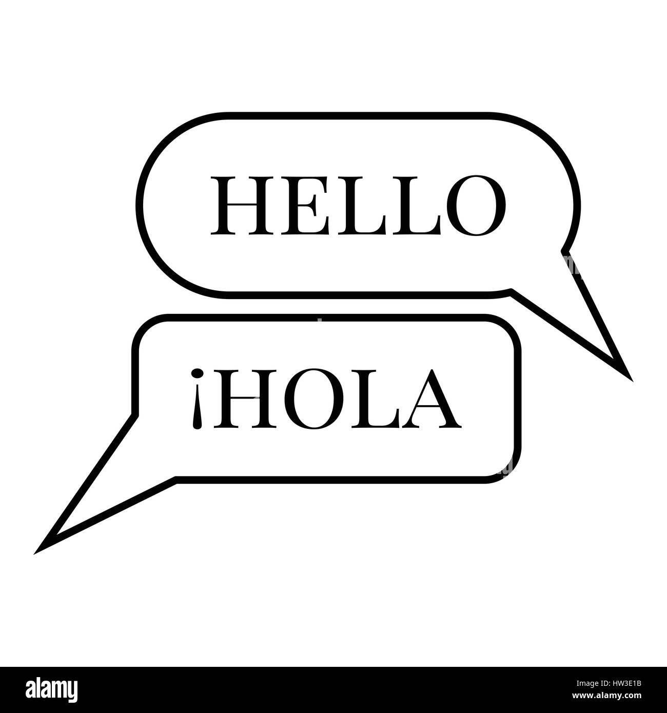 Different languages in speech bubble icon Stock Vector Image & Art - Alamy