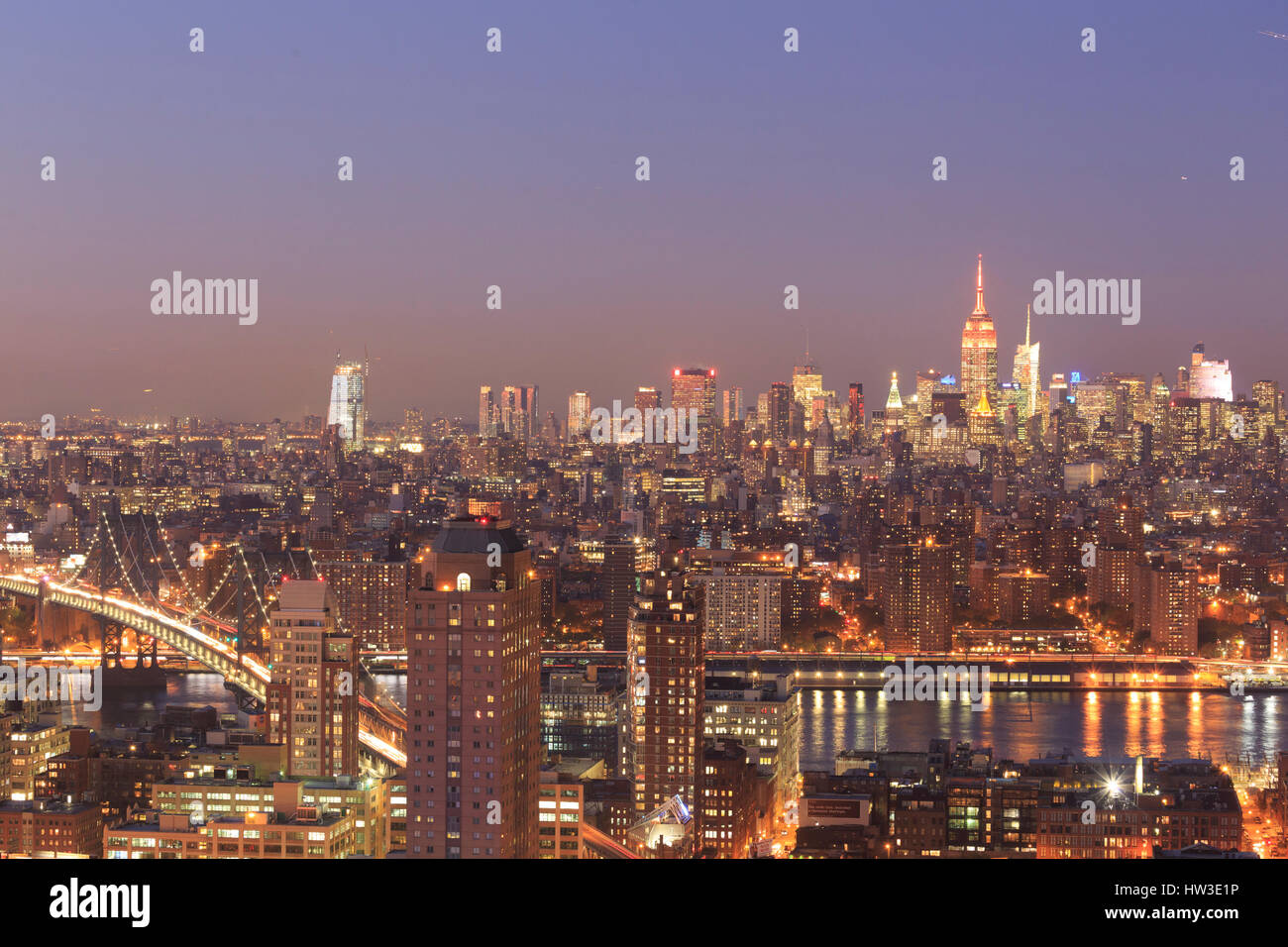 USA, New York City, Manhattan Skyline from Brooklyn Stock Photo - Alamy