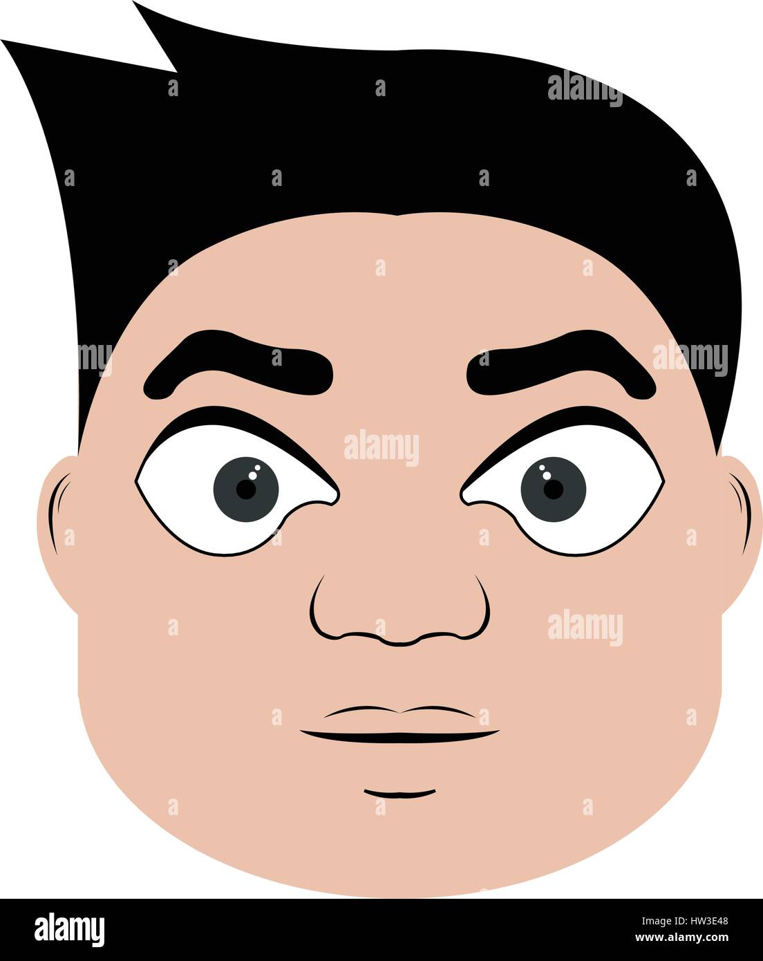 Isolated man portrait Stock Vector Image & Art - Alamy