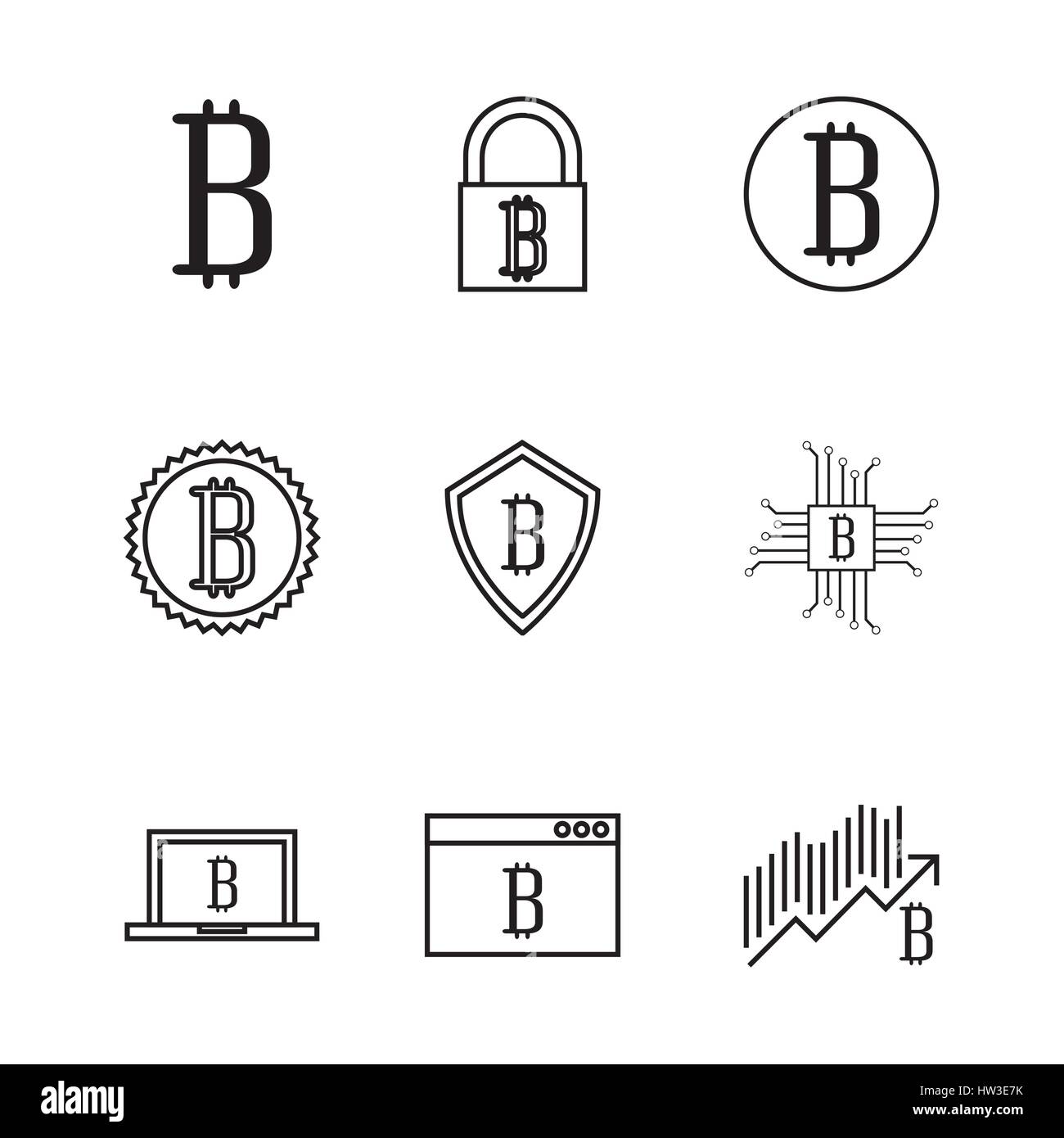 bitcoin virtual coin design Stock Vector Image & Art - Alamy bitcoin virtual coin design Stock Vector Image & Art - Alamy
