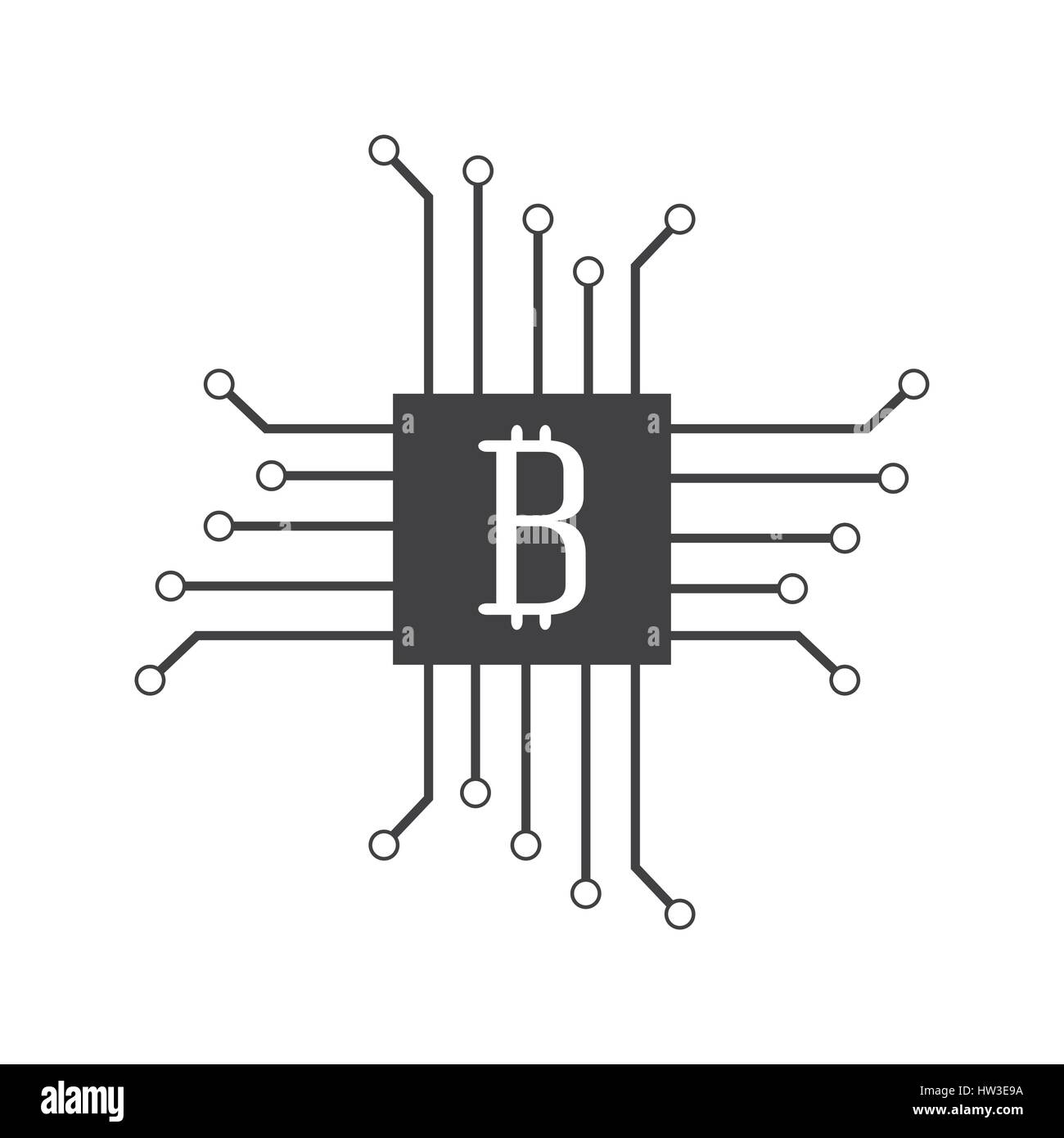 bitcoin virtual coin design Stock Vector Image & Art - Alamy