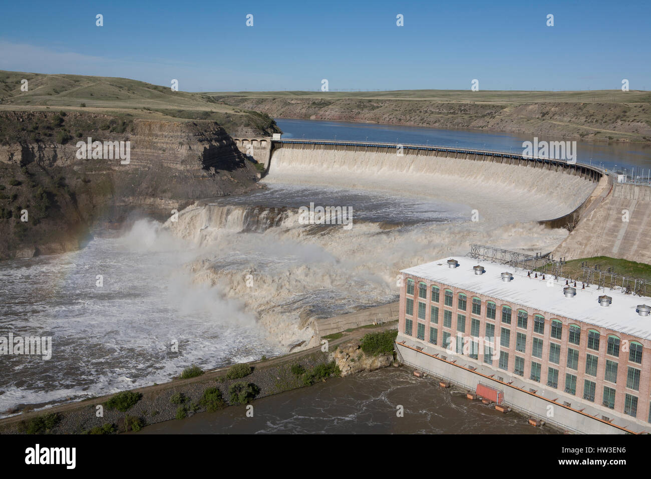 Dam river water structure hi-res stock photography and images - Alamy
