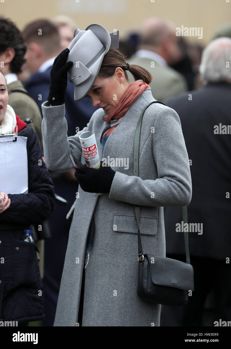 Victoria Pendleton during St Patrick's Thursday of the 2017 Cheltenham ...