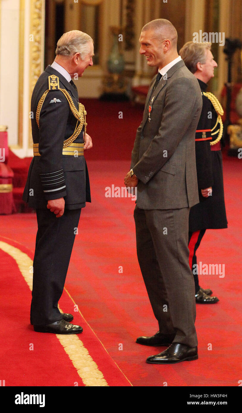 Made mbe by prince wales investiture ceremony buckingham palace hi-res ...