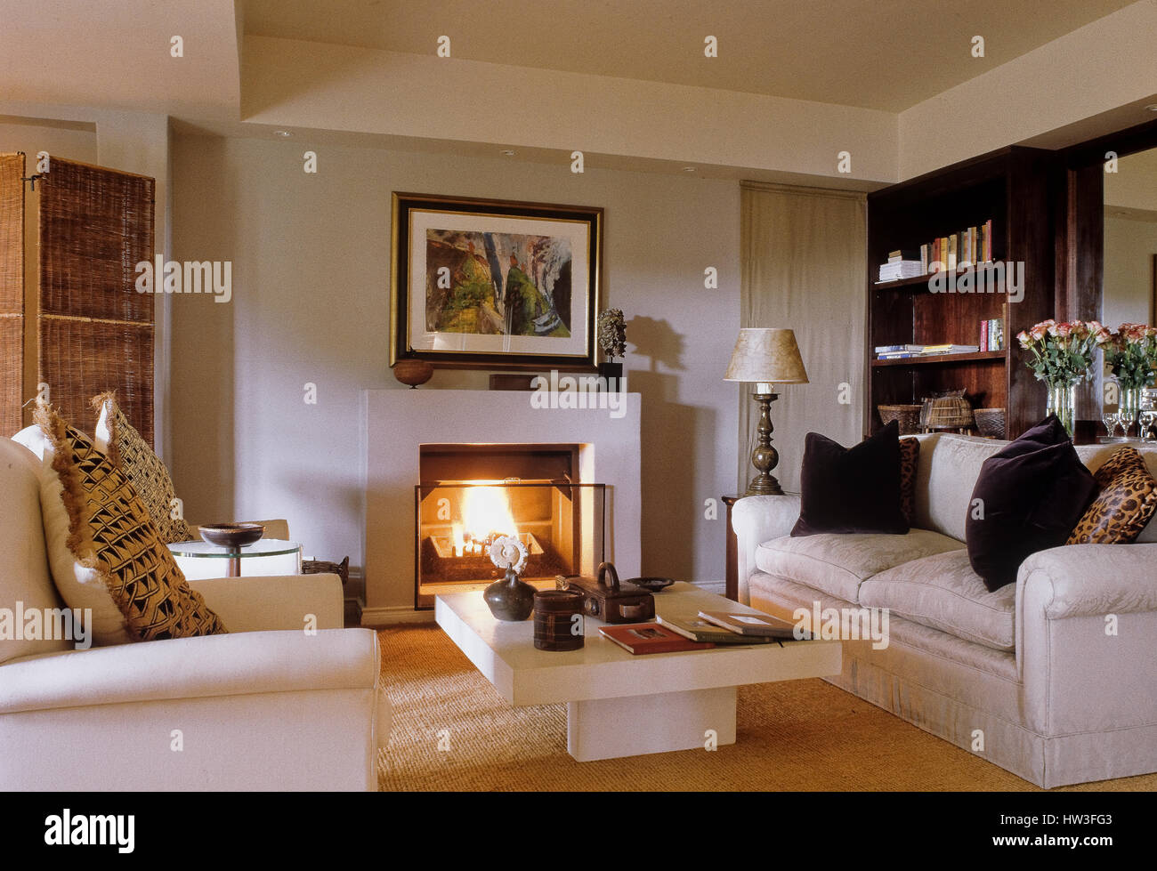 Modern living room Stock Photo - Alamy