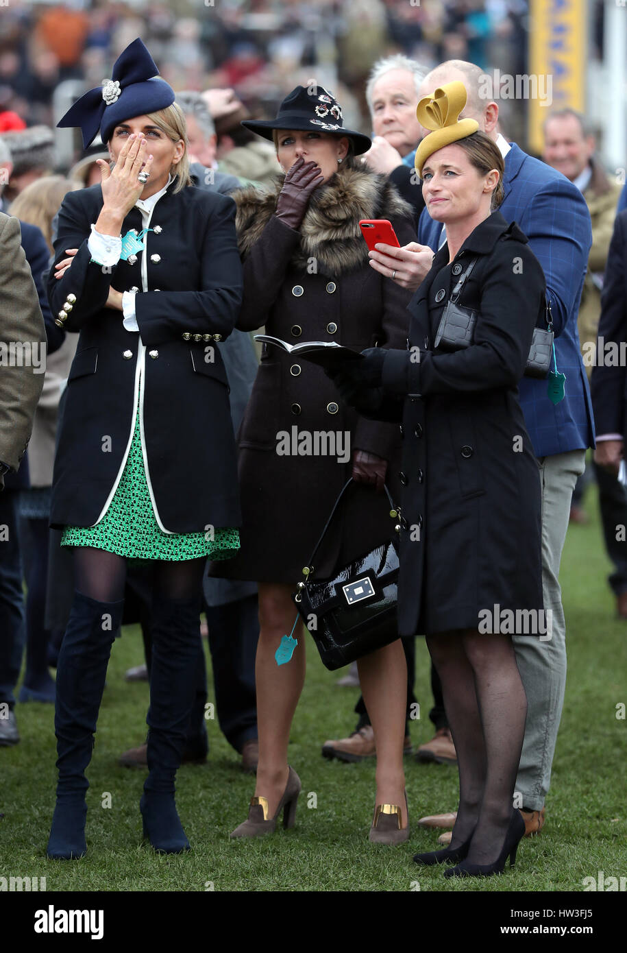 Zara Tindall (centre) and Dolly Maude (right) during St Patrick's ...