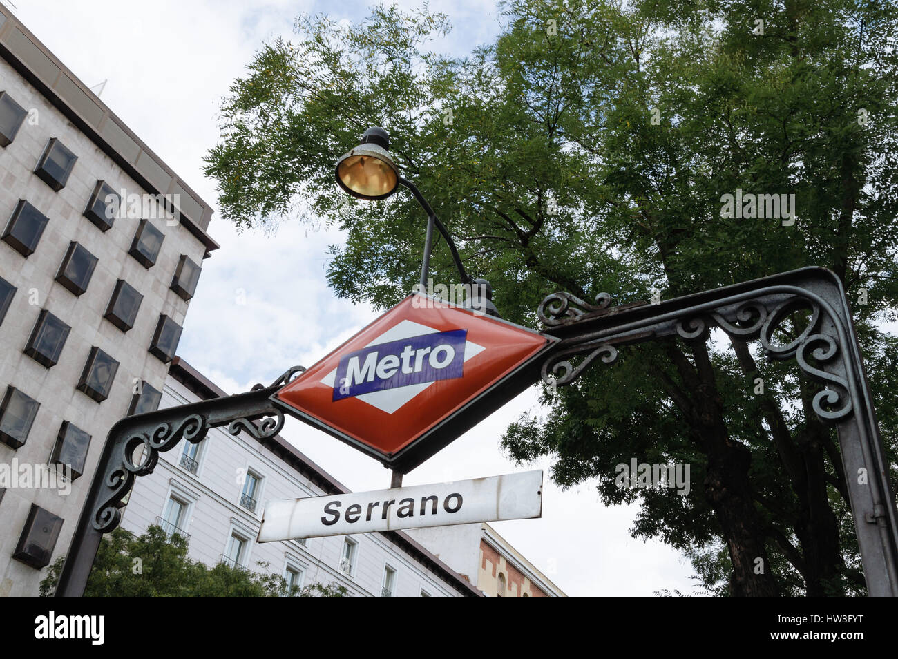 Metro entrance low angle view hi-res stock photography and images - Alamy