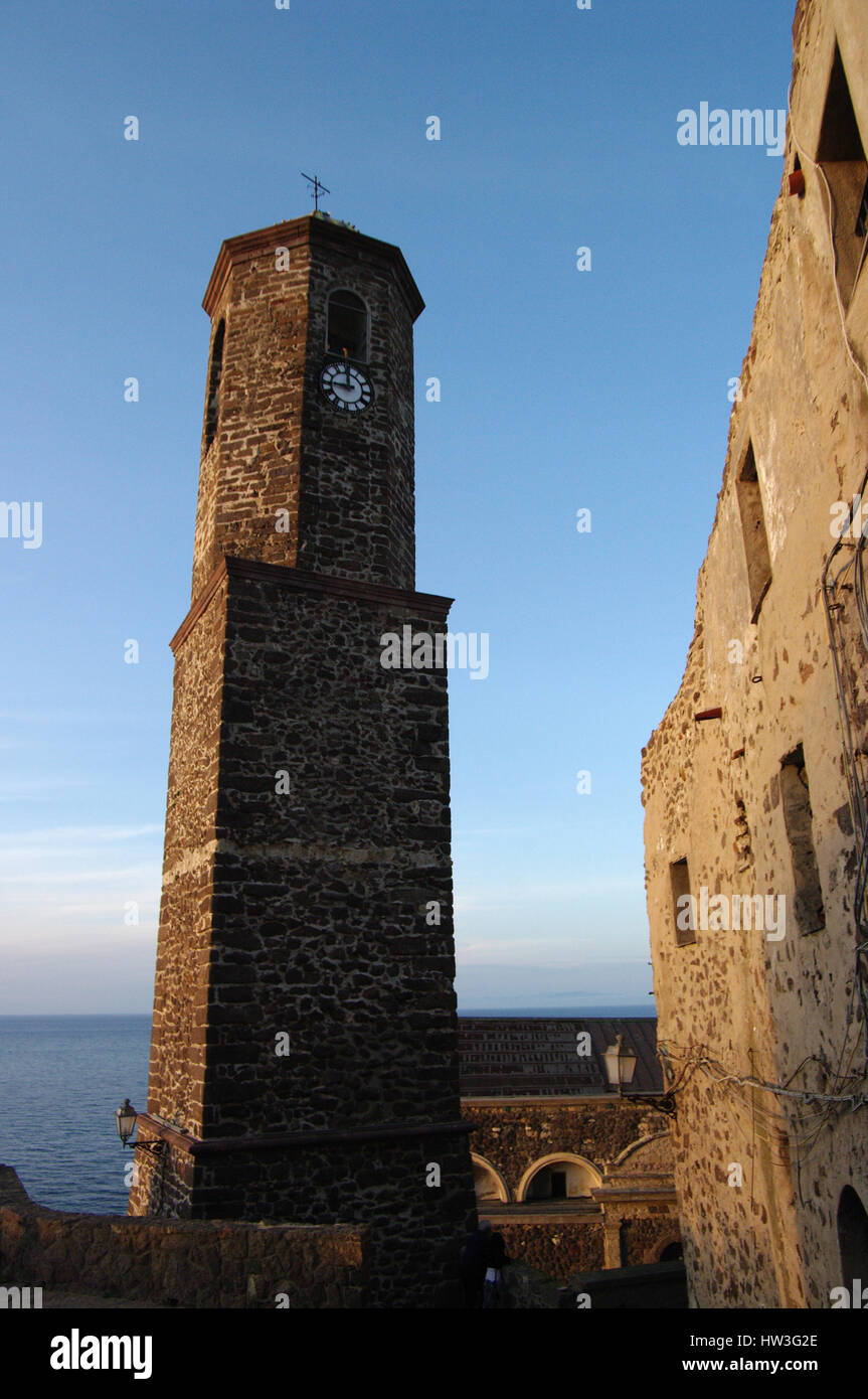 Castelsardo, Sardinia. St.Antony Abbott church Stock Photo - Alamy