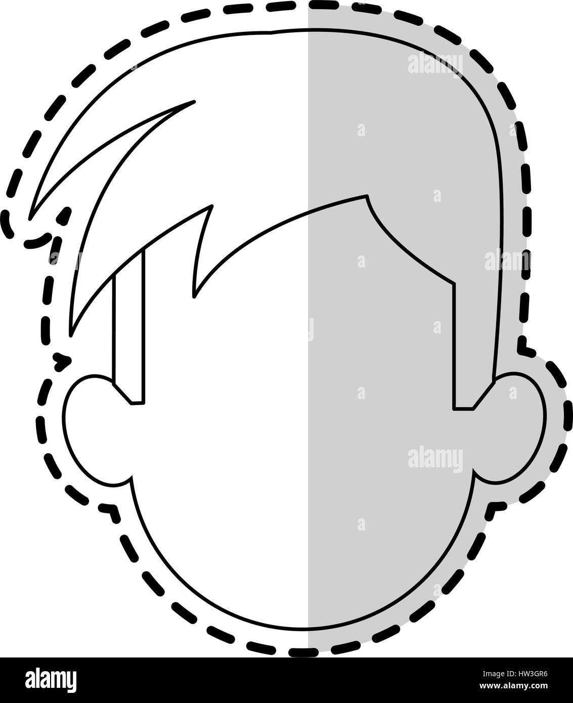 faceless man cartoon icon image Stock Vector Image & Art - Alamy