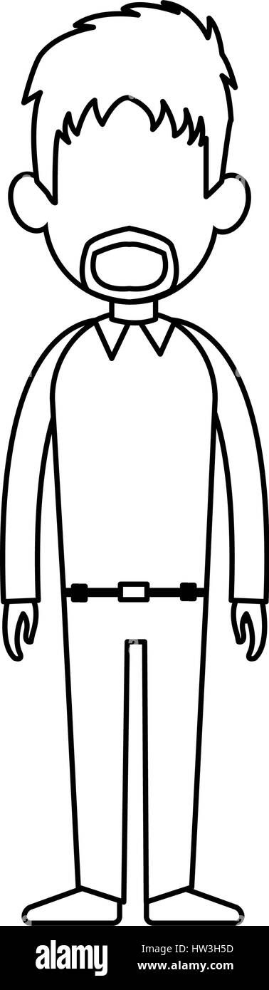 faceless man cartoon icon image Stock Vector Image & Art - Alamy