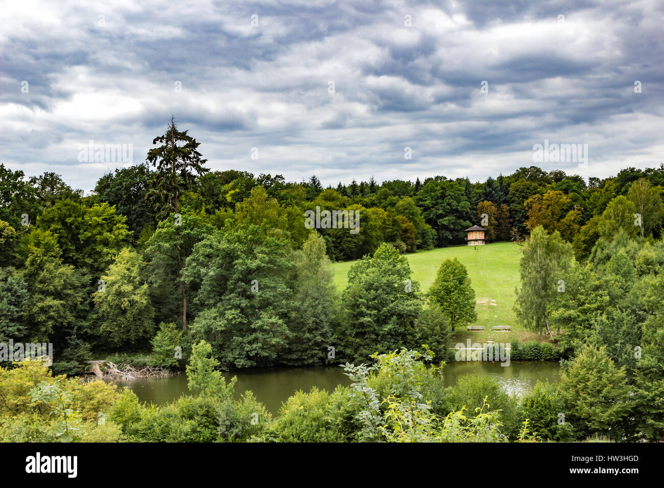 Weather over land Stock Photo - Alamy