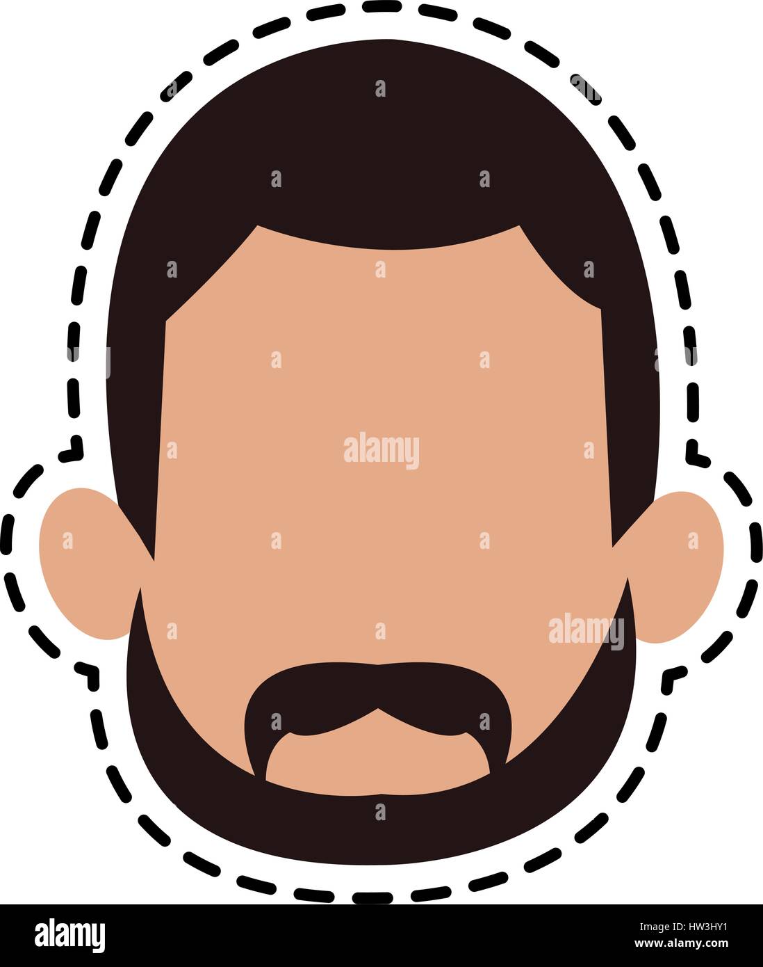 faceless man cartoon icon image Stock Vector Image & Art - Alamy