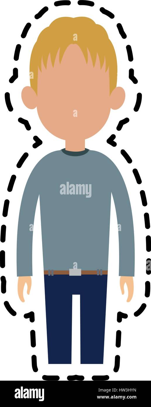 faceless man cartoon icon image Stock Vector Image & Art - Alamy