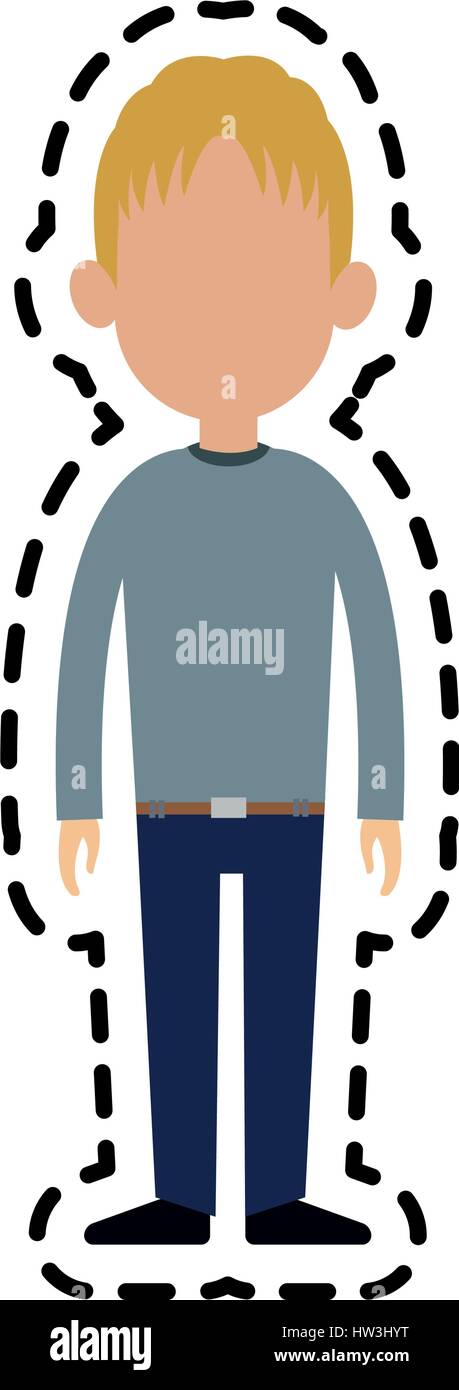 faceless man cartoon icon image Stock Vector Image & Art - Alamy