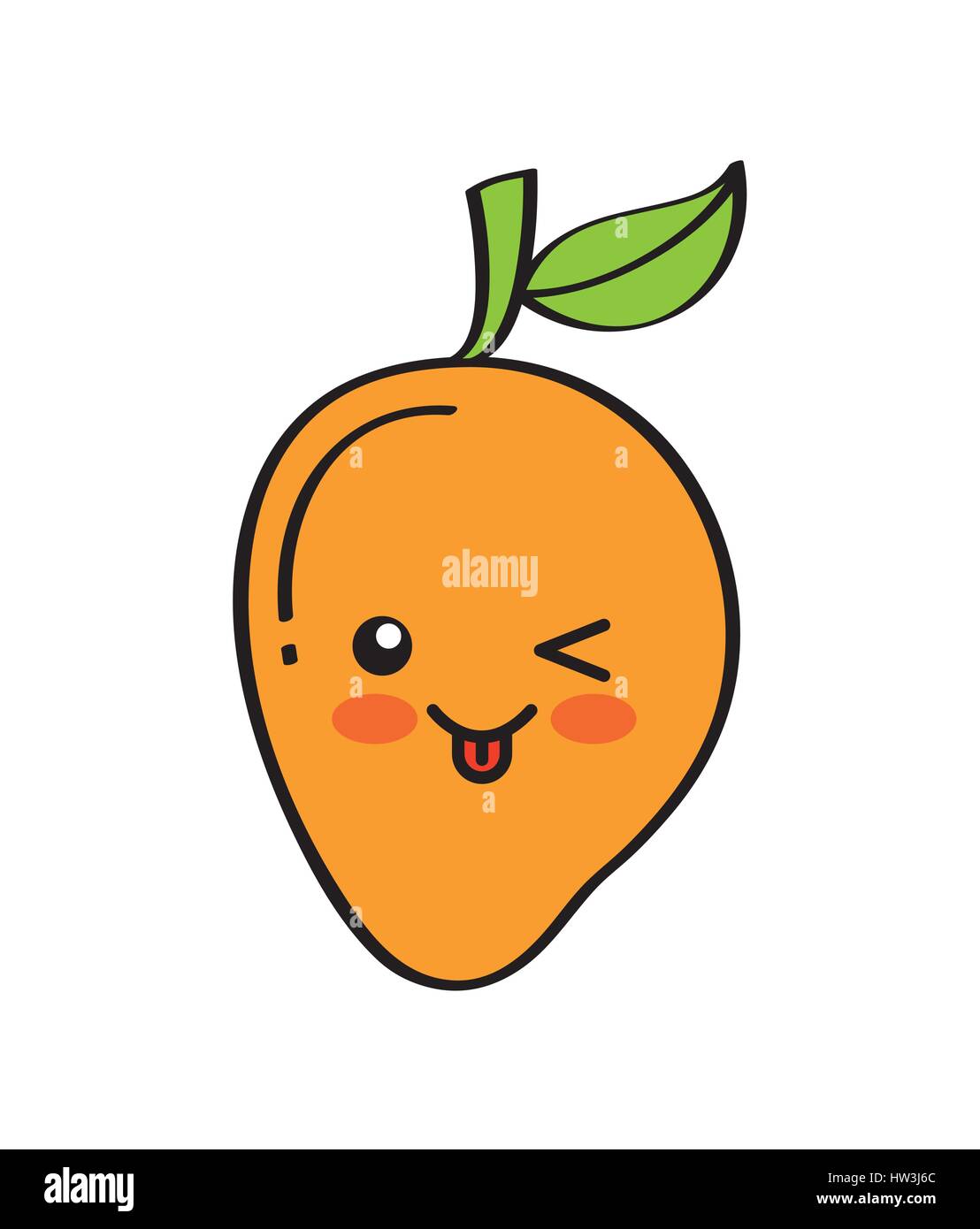 kawaii fruits design Stock Vector Image & Art - Alamy
