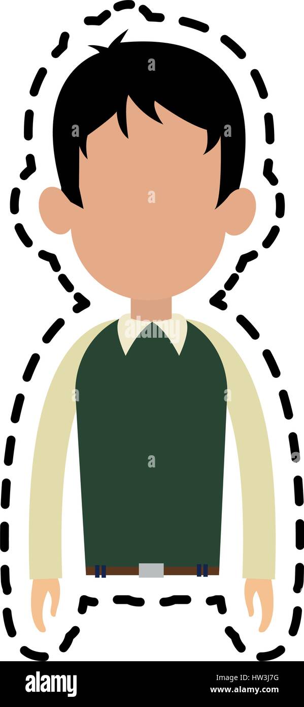 faceless man cartoon icon image Stock Vector Image & Art - Alamy
