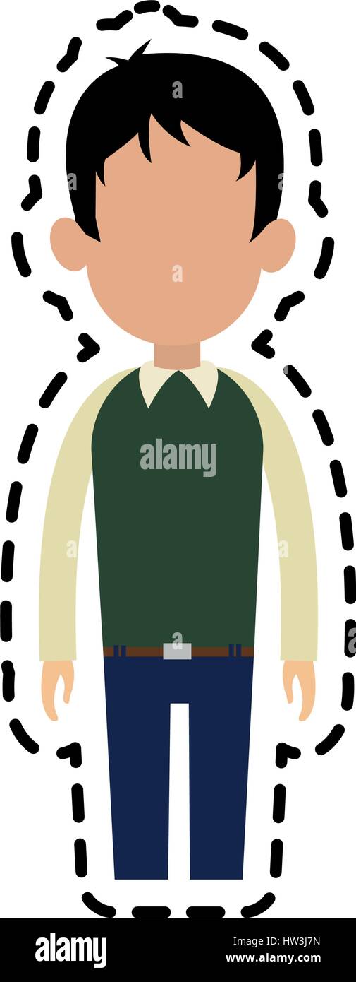 faceless man cartoon icon image Stock Vector Image & Art - Alamy