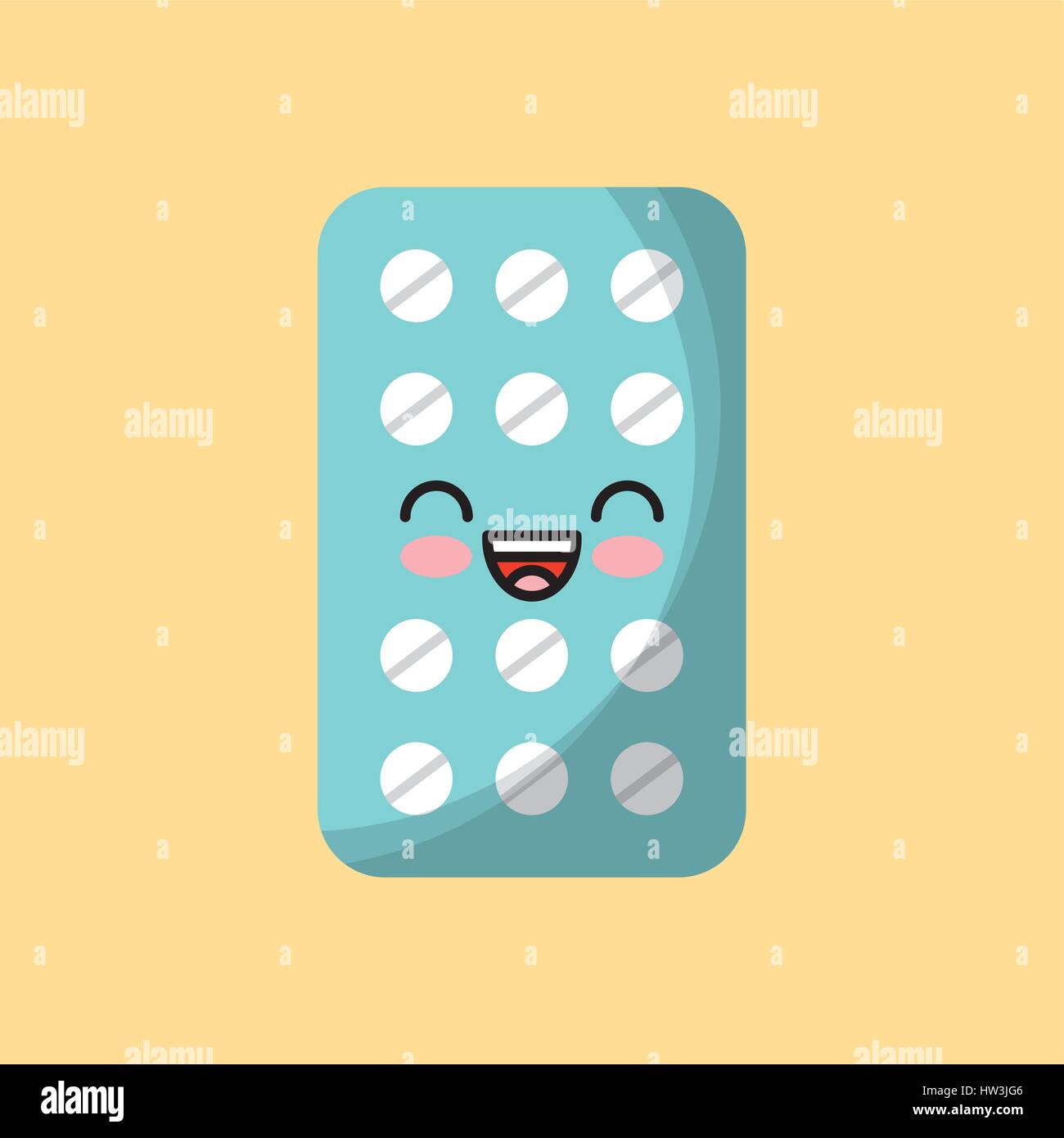 Kawaii pills art hi-res stock photography and images - Alamy