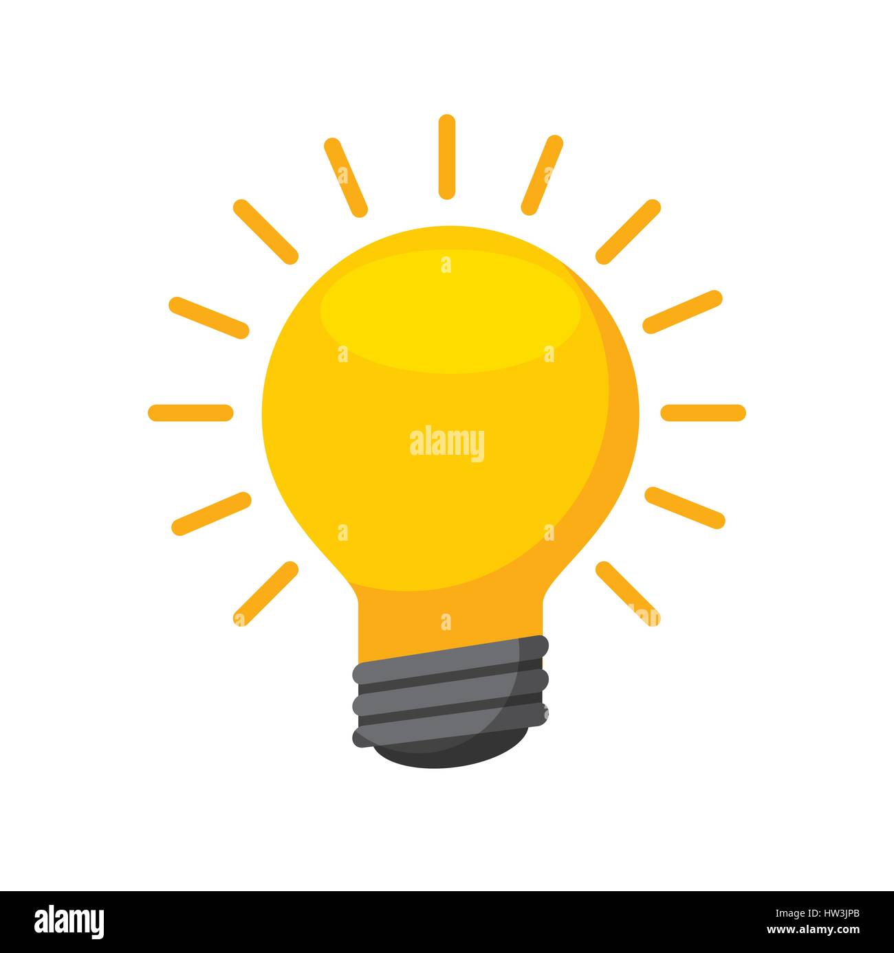 bulb light icon Stock Vector Image & Art - Alamy