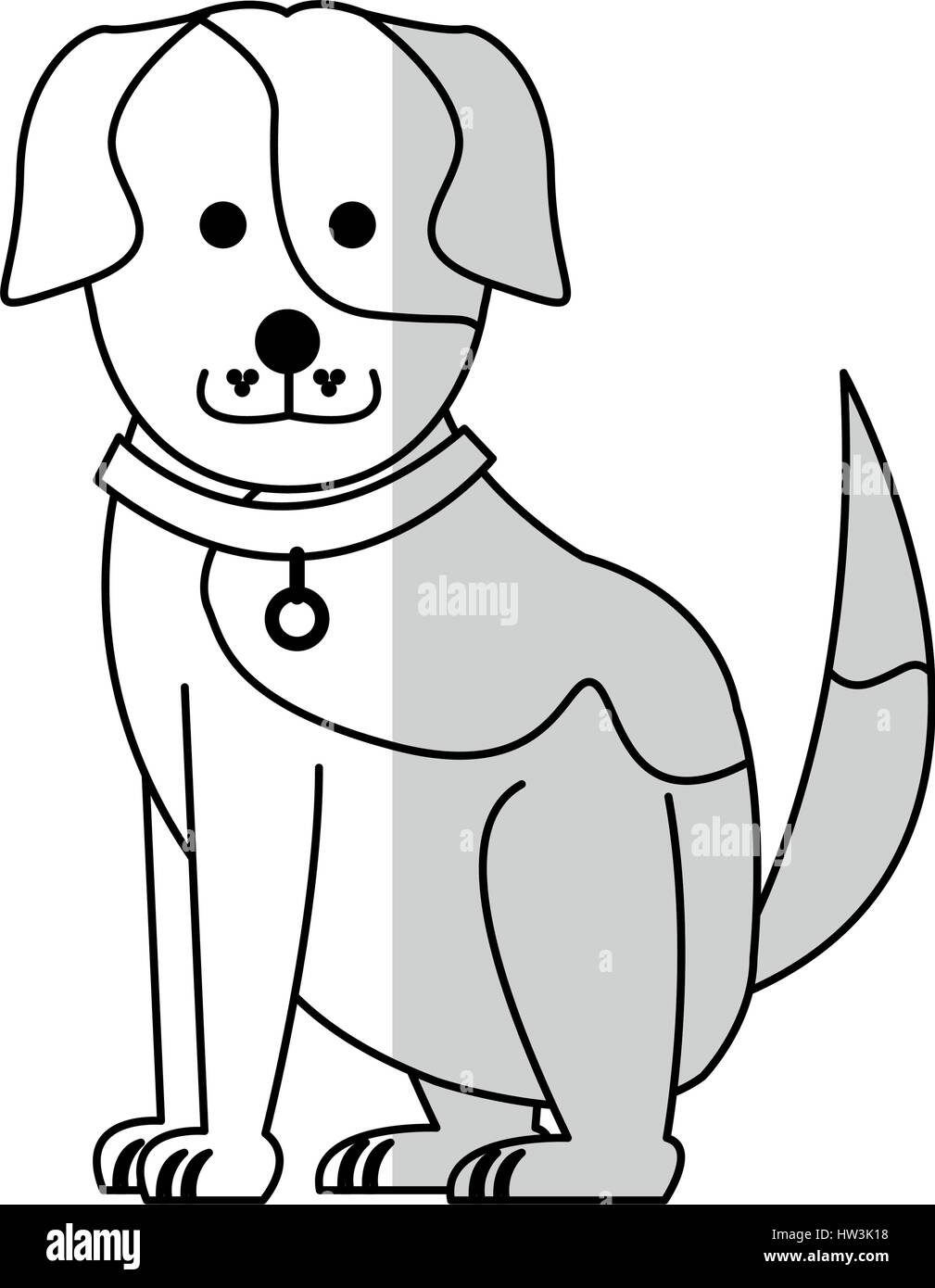 dog cartoon icon Stock Vector Image & Art - Alamy