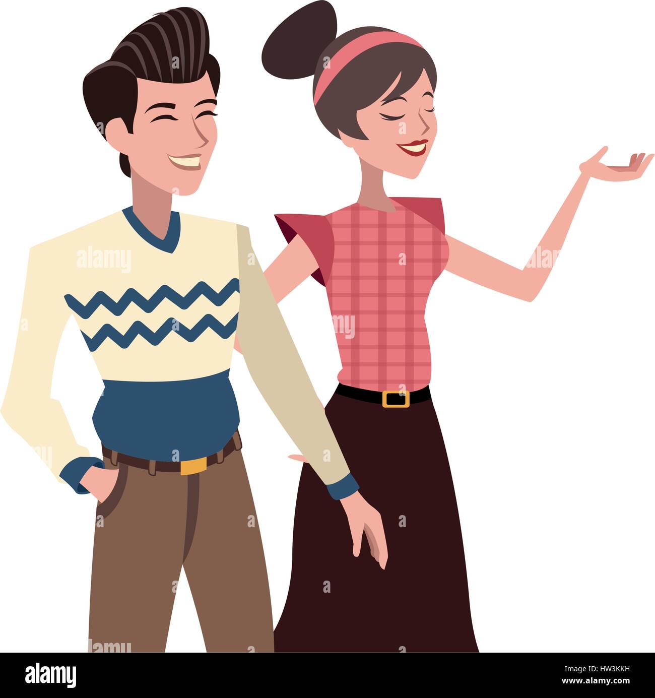 happy couple icon Stock Vector Image & Art - Alamy