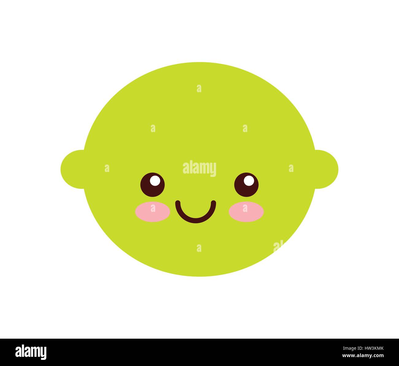 Happy lemon face eyes Cut Out Stock Images & Pictures - Alamy