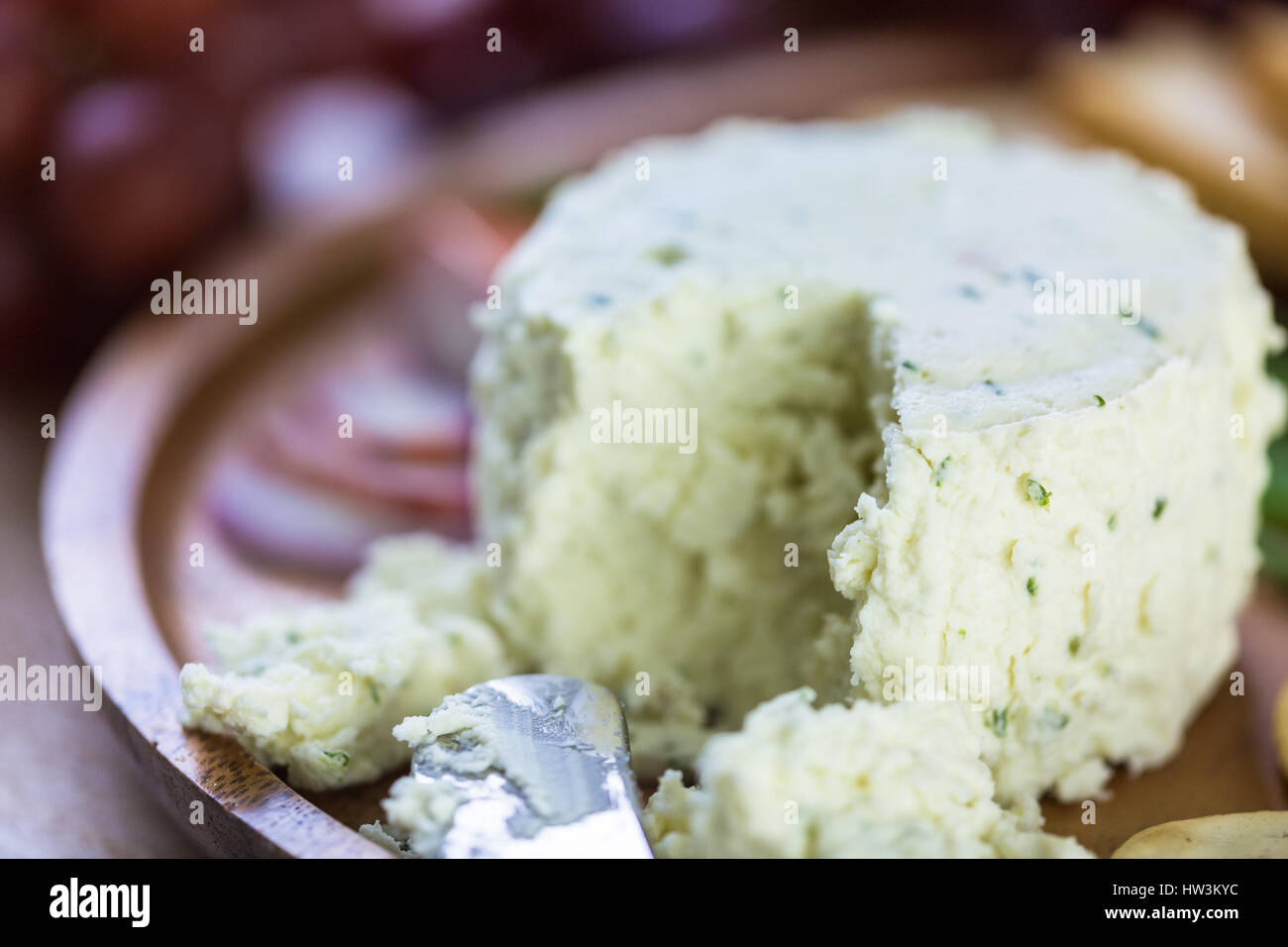 Soft flavored creamy cheese hi-res stock photography and images - Alamy