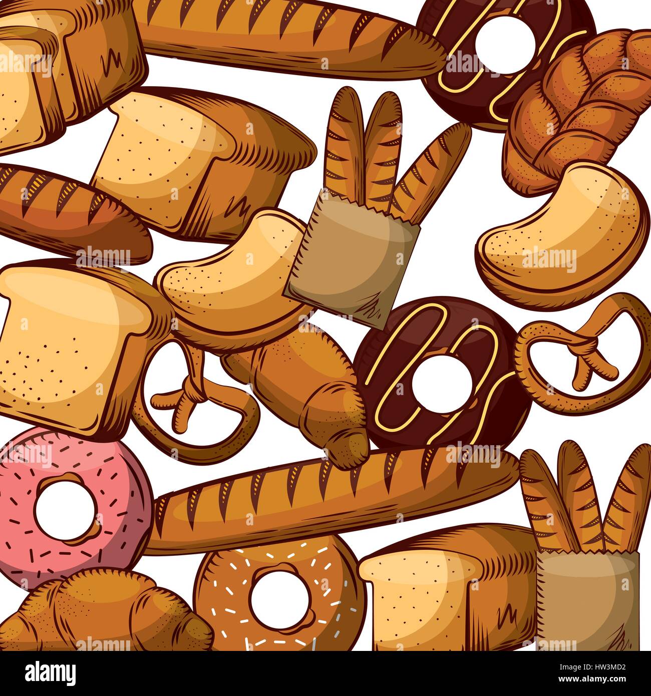 bakery products design Stock Vector Image & Art - Alamy