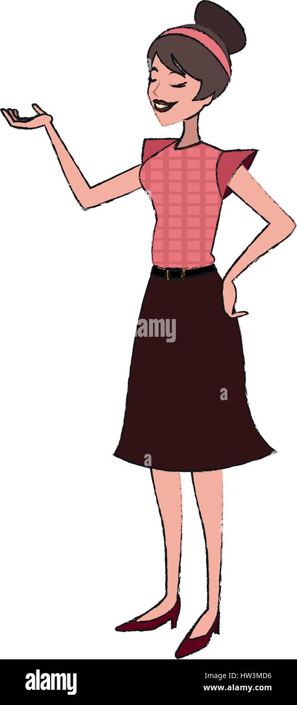 woman cartoon icon Stock Vector Image & Art - Alamy