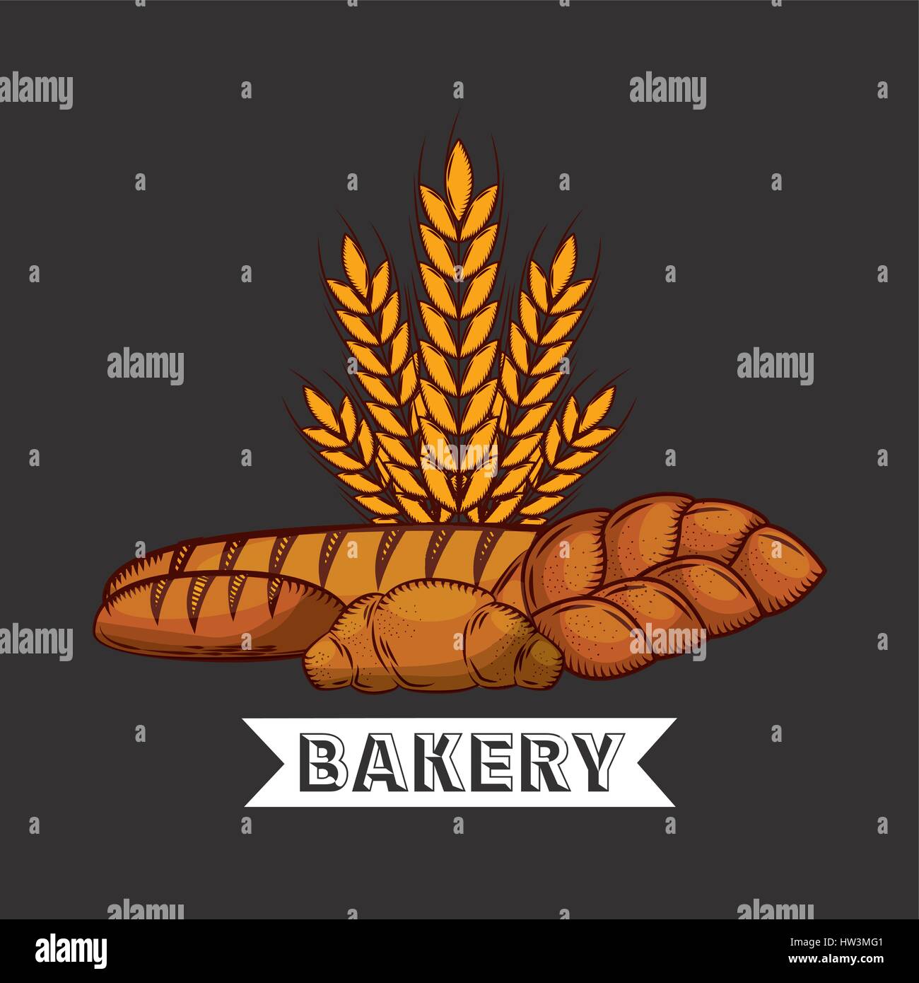 bakery products design Stock Vector Image & Art - Alamy