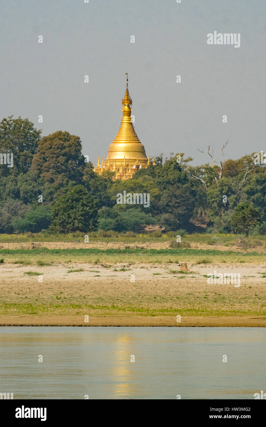 Myanmar river pagoda hi-res stock photography and images - Alamy