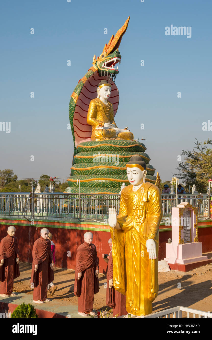 Sitting Buddha, Magway, Myanmar Stock Photo - Alamy