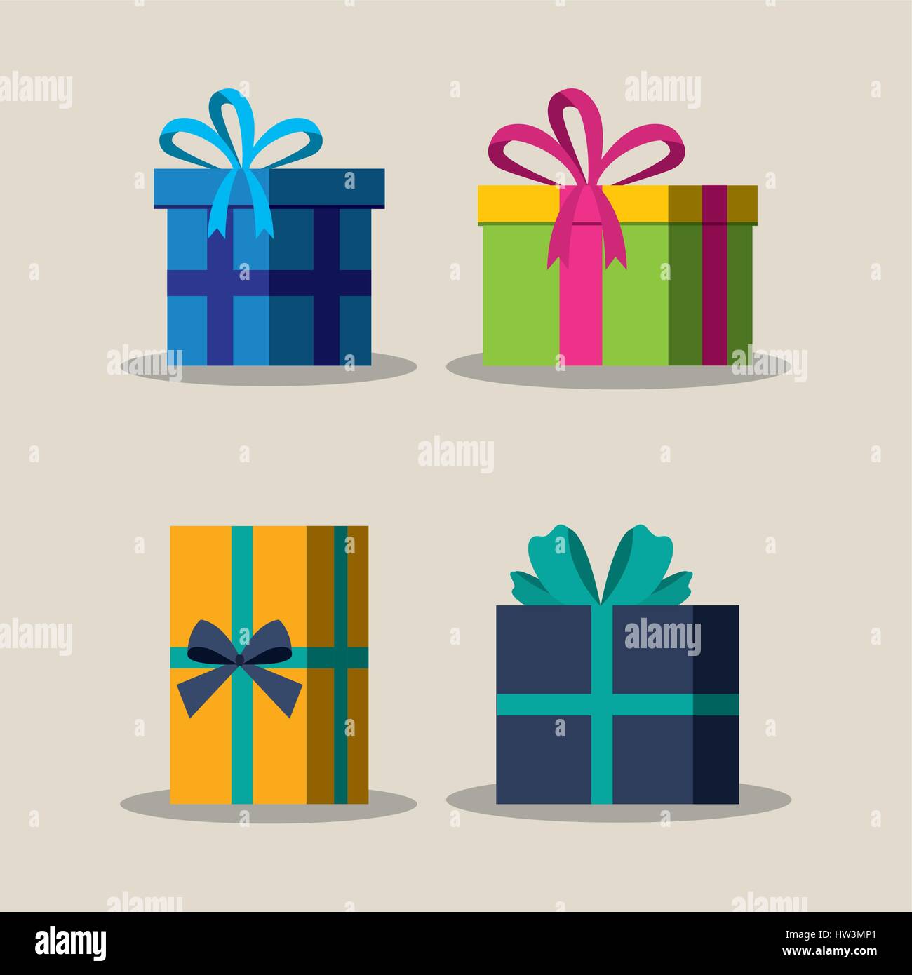 gift box design Stock Vector Image & Art - Alamy