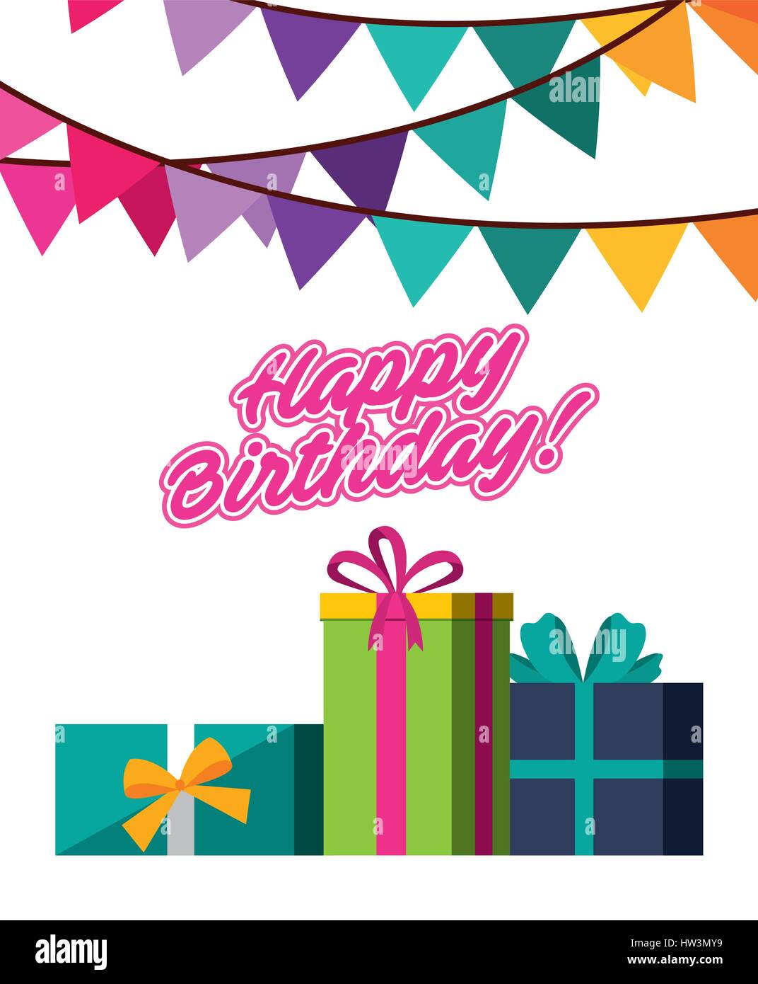 happy birthday design Stock Vector Image & Art - Alamy