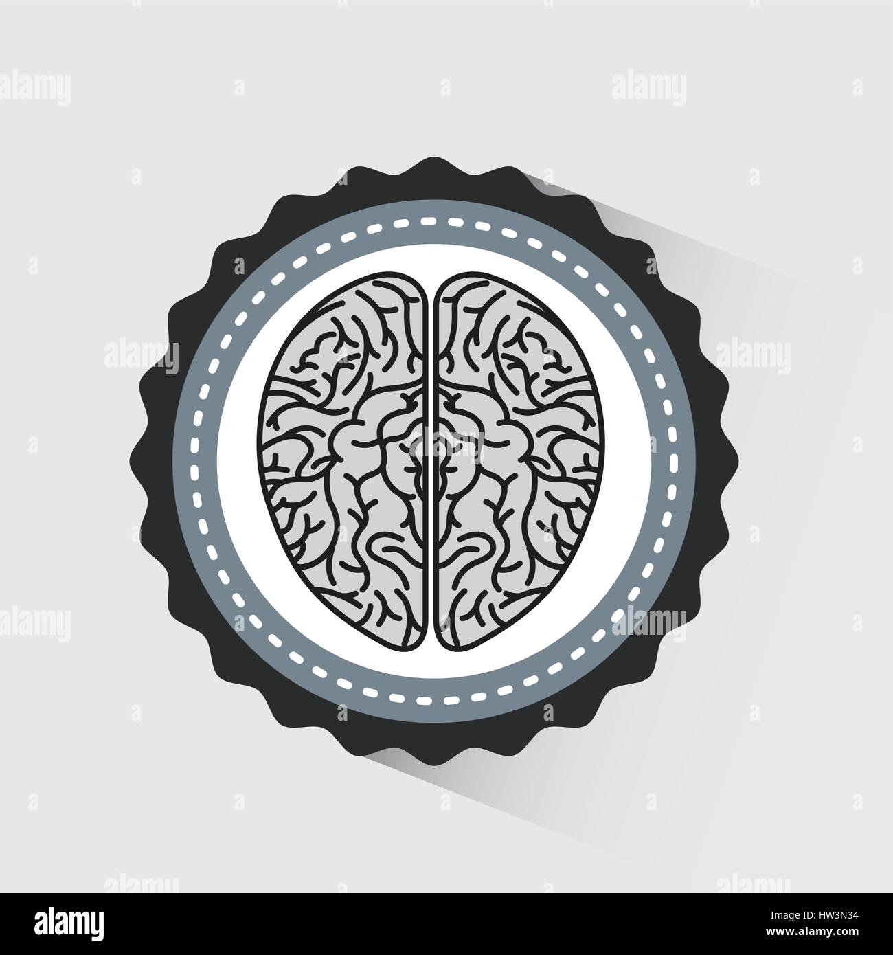 human brain design Stock Vector Image & Art - Alamy