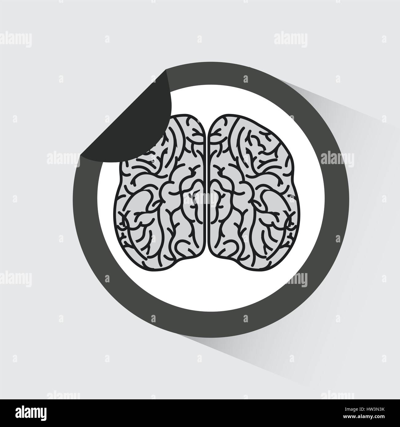 human brain design Stock Vector Image & Art - Alamy